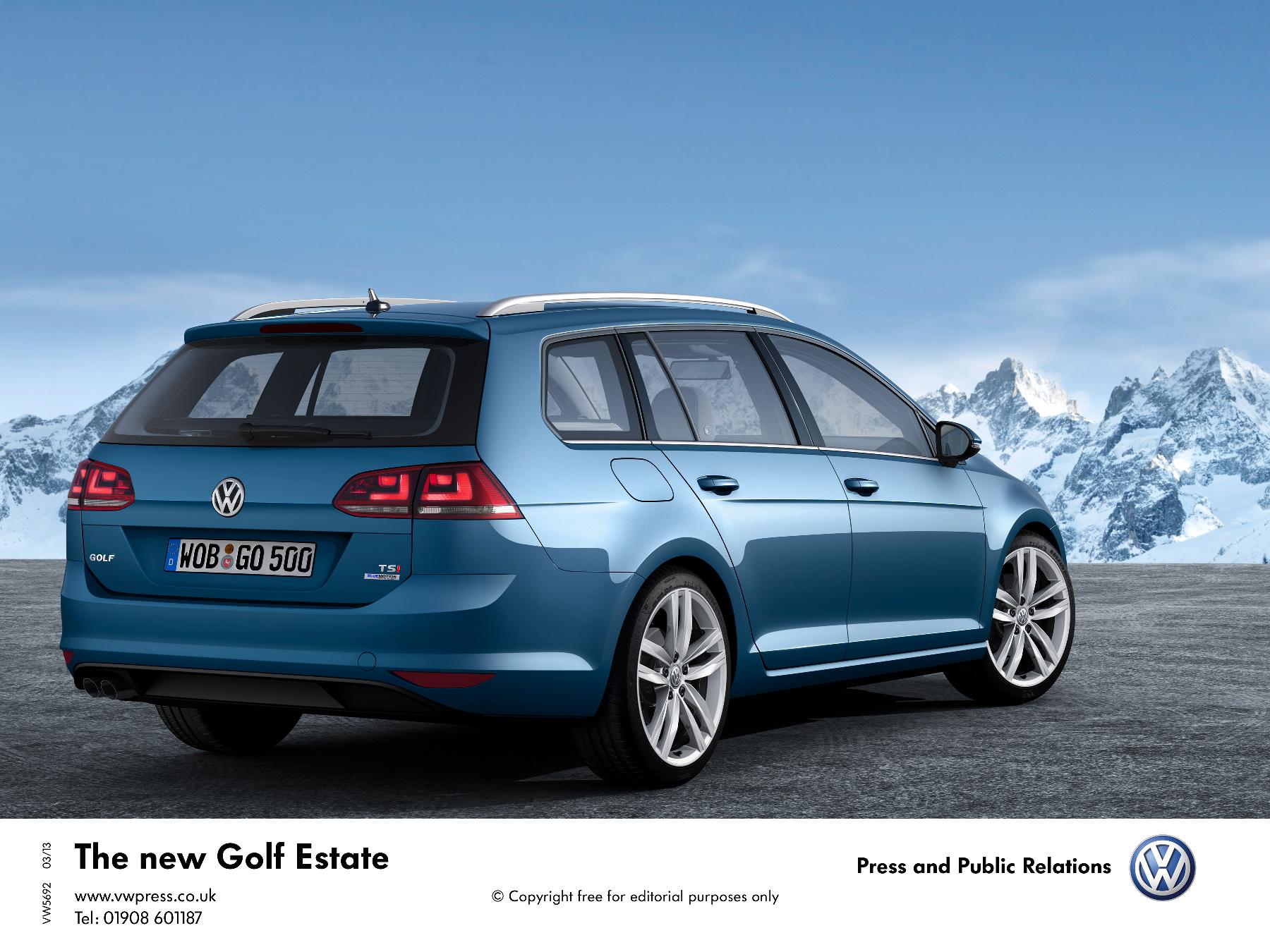 Geneva Debut For Most Spacious And Fuel-Efficient Golf Estate Ever ...