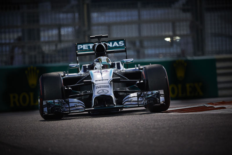 Mercedes-Benz celebrates one-two victory in the Formula 1 drivers ...