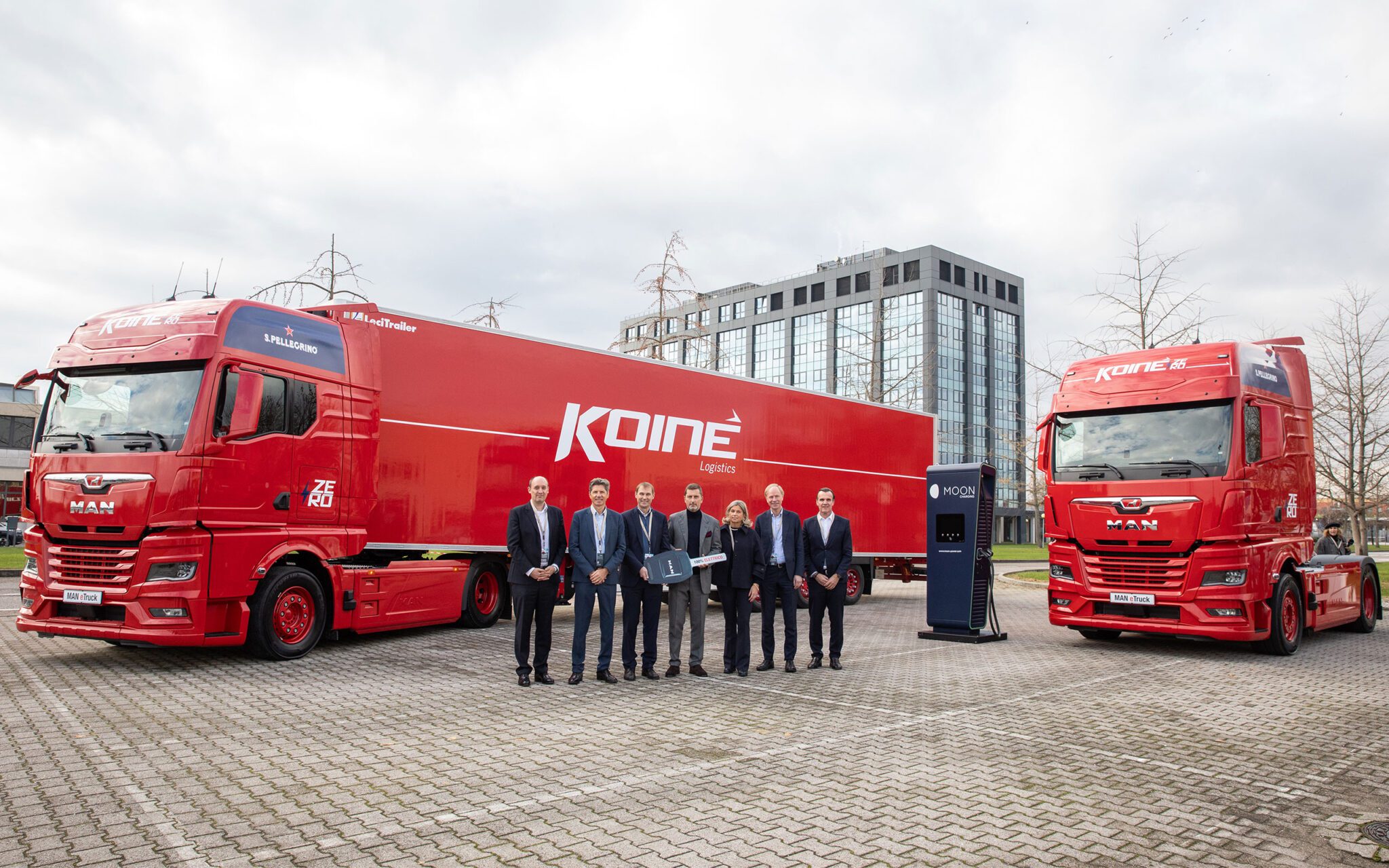 MAN delivers electric trucks to Koinè for Sanpellegrino | Automotive World