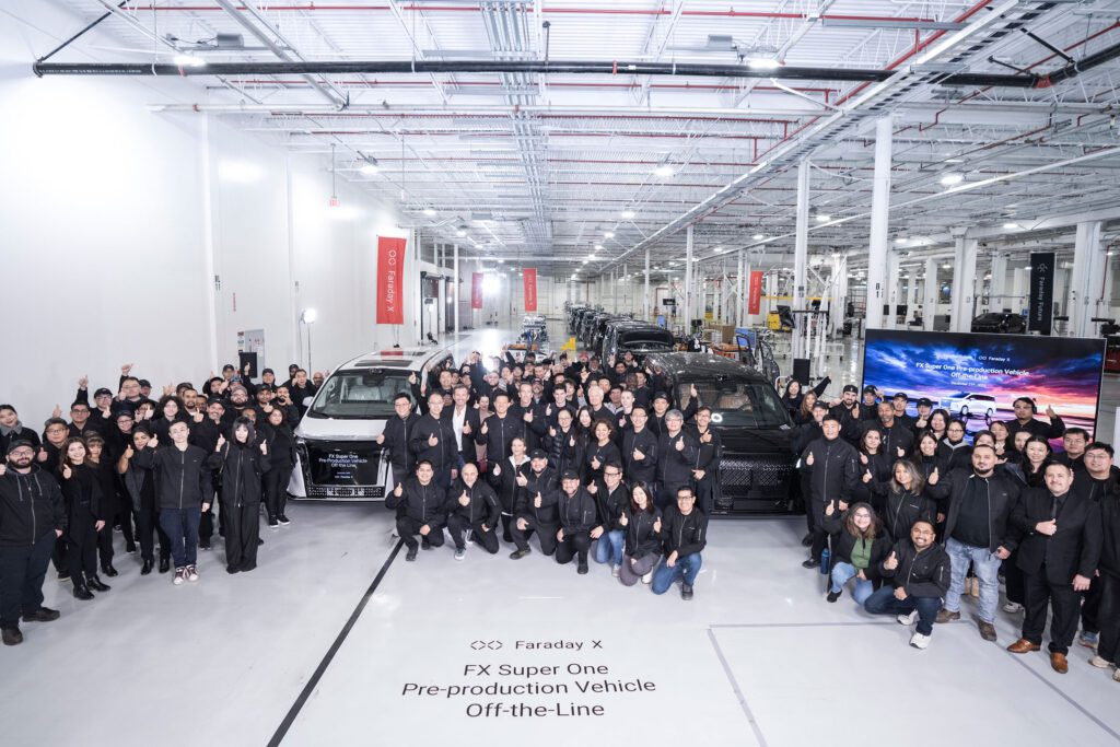 Faraday Future rolls off first Super One MPV | Automotive World