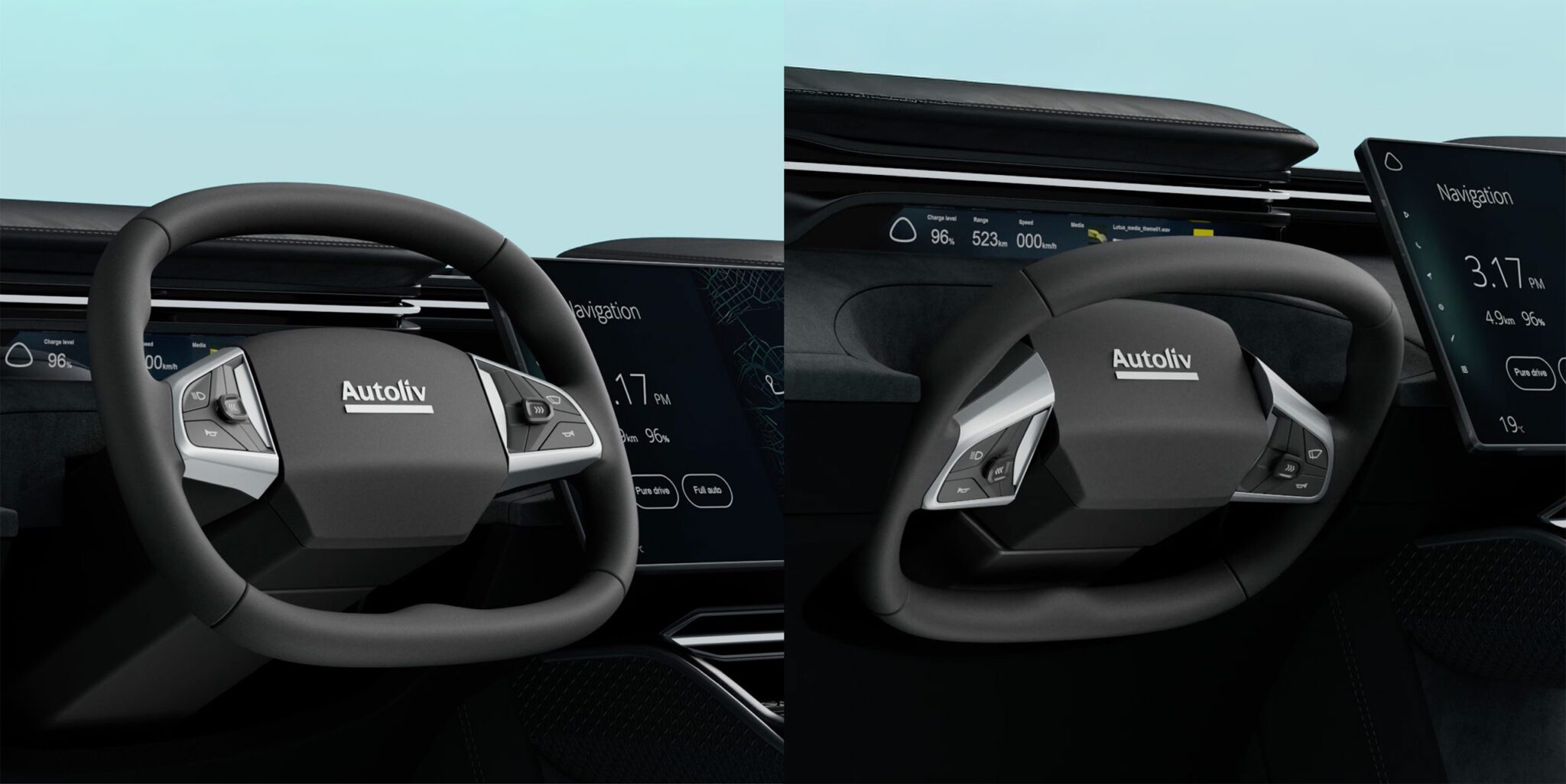 Autoliv and Tensor unveil foldable steering wheel | Automotive World