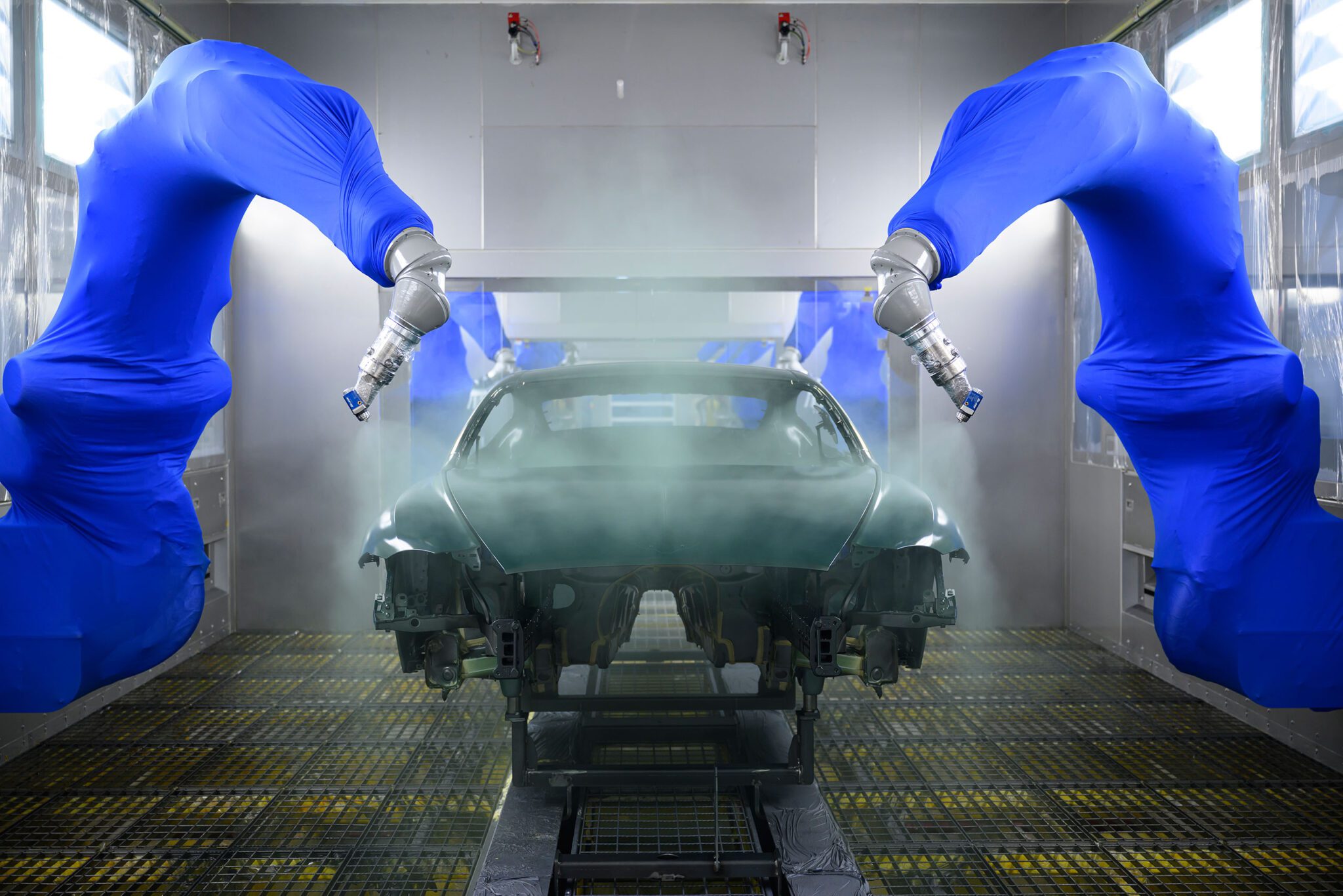 Bentley opens new Crewe Paint Shop with AGV technology | Automotive World