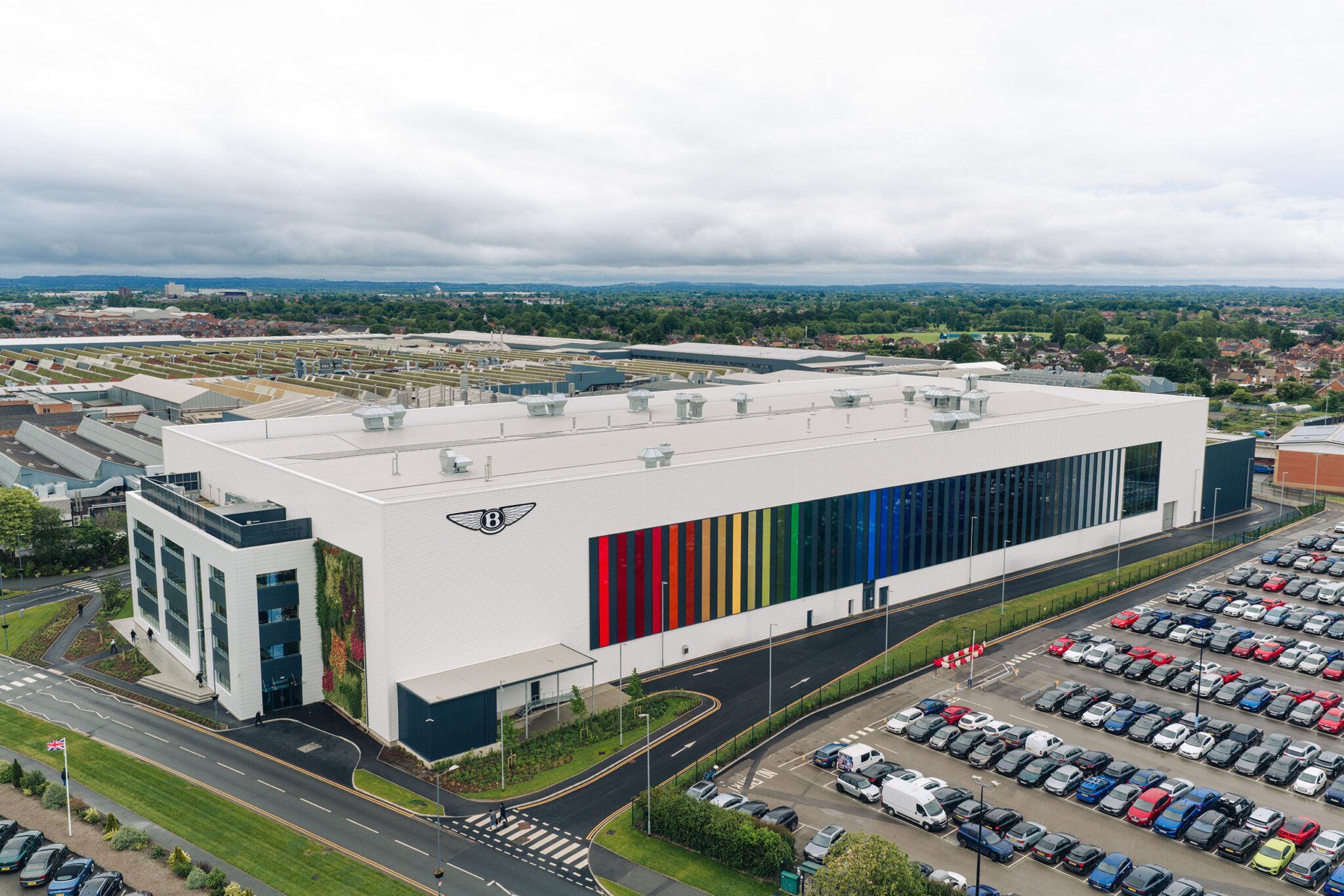 Bentley opens new Crewe Paint Shop with AGV technology | Automotive World