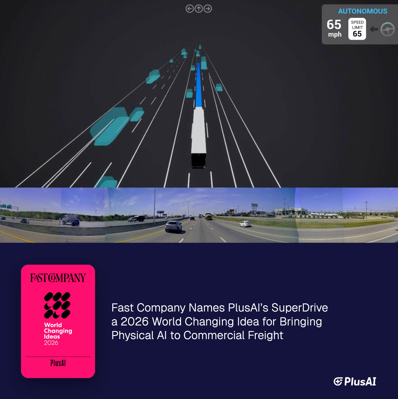 PlusAI SuperDrive named to Fast Company 2026 ideas list | Automotive World